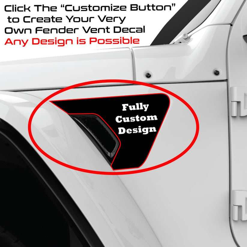 Custom Jl fenders vent decals – Farrar Decals and designs