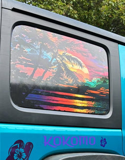 Custom Personalized Perforated See-Thru Window Decal Set – Farrar ...