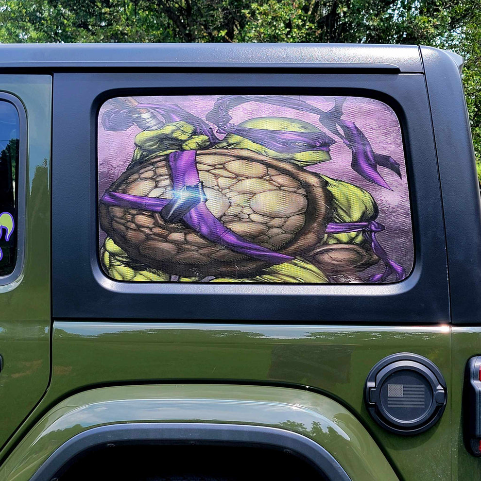 Custom Personalized Perforated See-Thru Window Decal Set – Farrar ...