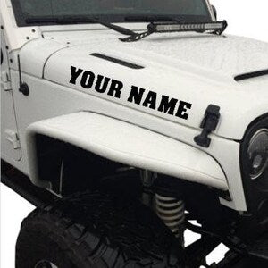 Basic Hood Decal – Farrar Decals and designs